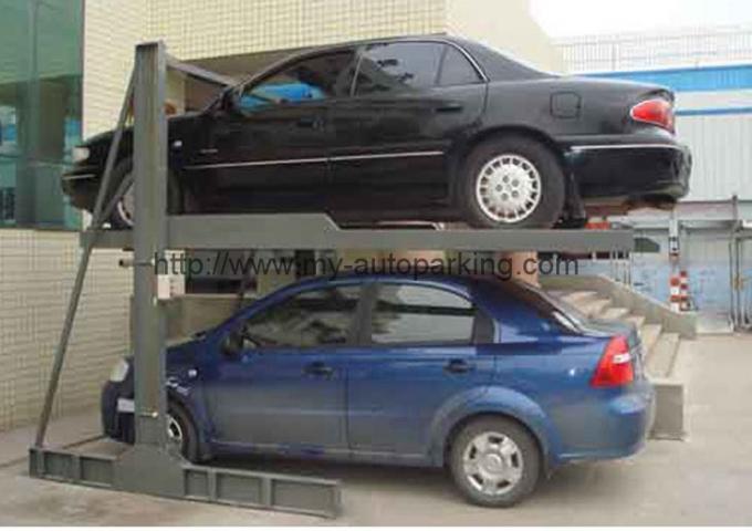 Double Car Stackers 2 Car Simple Parking Lift Undergroud Stacker Two ... Double Car Stackers 2 Car Simple Parking Lift Undergroud Stacker Two ...