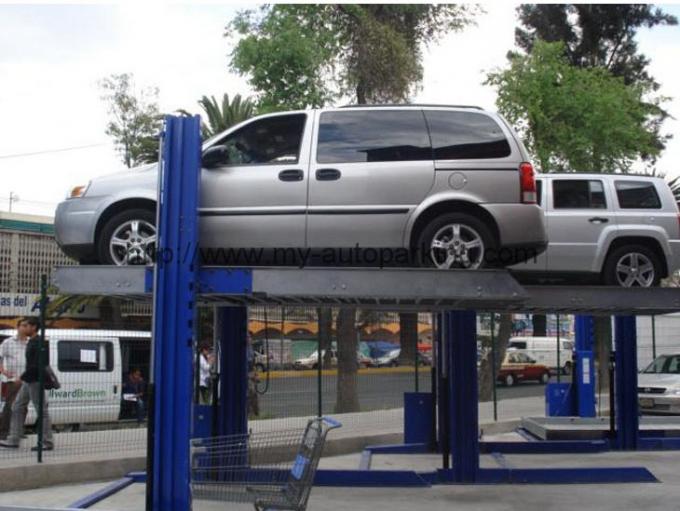 Double Car Stackers 2 Car Simple Parking Lift Undergroud Stacker Two ...