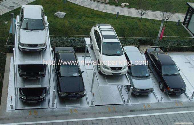 2-3 Levels Garage Car Stacking System Underground Car Parking Lift Pit ...