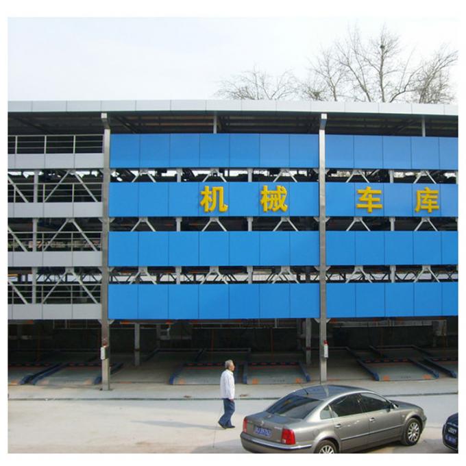 2-6 Floors Multi-Level Parking System Design Steel Structure for Car ...