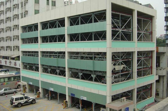 2-6 Floors Multi-Level Parking System Design Steel Structure for Car ...
