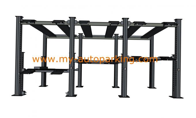 3 Level Car Storage Car Parking Lift System/4 Post Car Lift for Sale ...