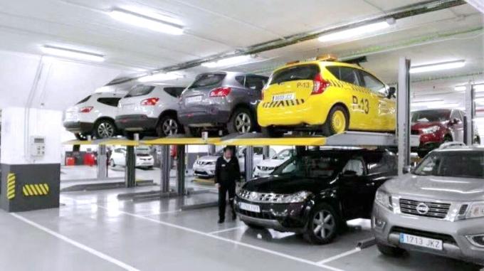 Double Car Stackers 2 Car Simple Parking Lift Undergroud Stacker Two ... Double Car Stackers 2 Car Simple Parking Lift Undergroud Stacker Two ...