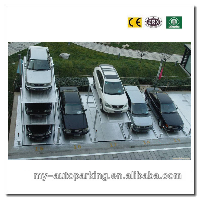 2-3 Levels Pit Type Car Lift Parking/ Vertical Parking/ Simple Car ...
