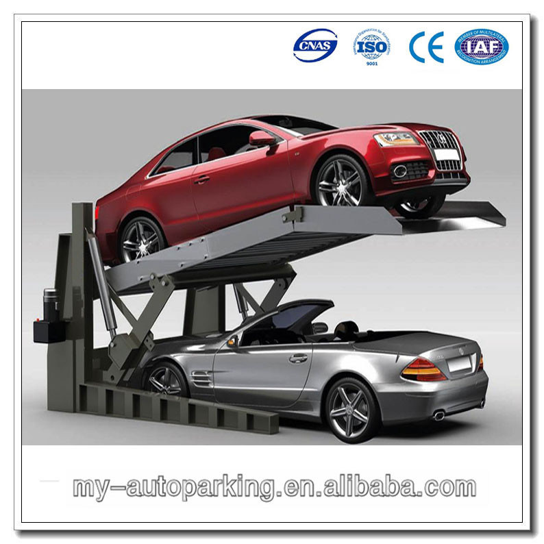 Tilting Car Lift Two Post Lift Portable Garage for Two Car Parking