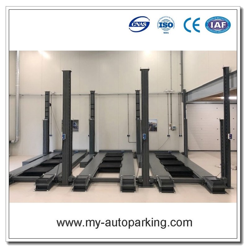 3 Level Parking Lift/Car Stacking System/ Car Elevator Parking System ...
