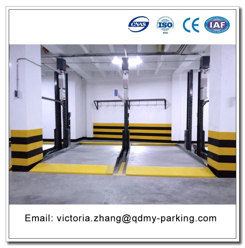 Hot Sale! 2 Level Parking Lift Basement Parking System Car Elevator ...