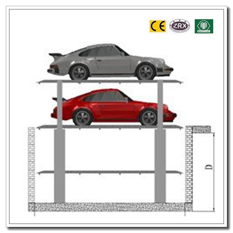 Cheap and High Quality Pit Design Basement Car Stack Parking System Pit ...