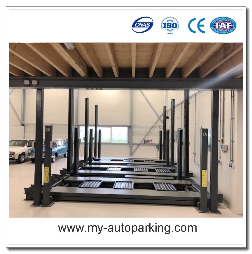 3 Level Car Parking Lift China/Four Post Car Lift/Parking & Storage ...
